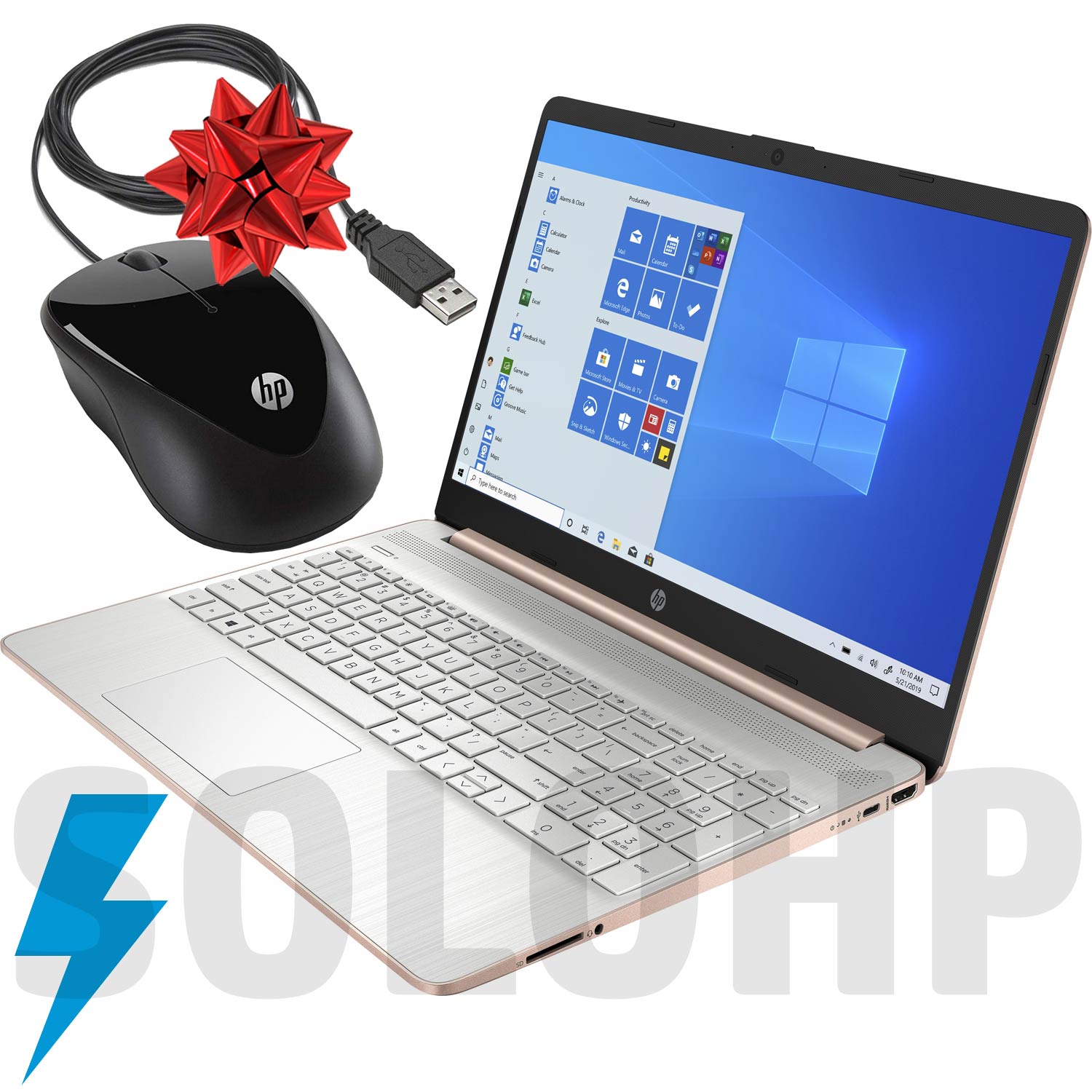 Laptop HP 15 Intel Celeron N4020, 4GB, 128GB SSD, 15.6 HD, Tec ...